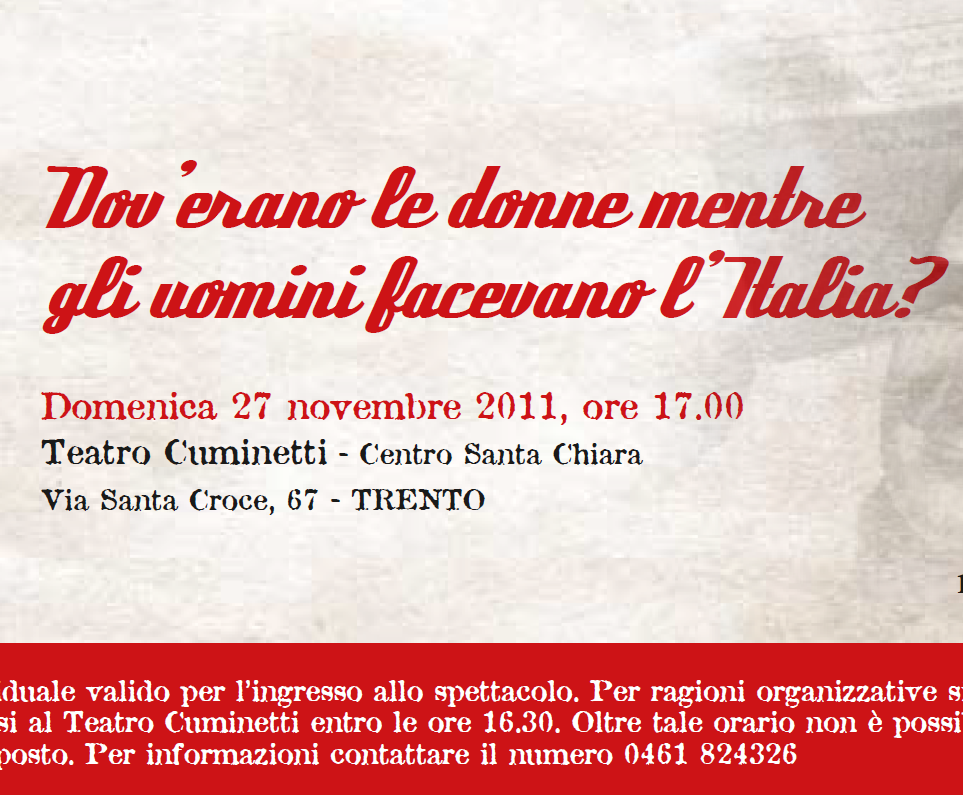 Spettacolo Teatrale Dov erano Le Donne Mentre Gli Uomini Facevano L spettacolo-teatrale-dov-erano-le-donne-mentre-gli-uomini-facevano-l